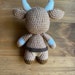 Crochet Minotaur Doll Handmade Amigurumi Stuffed Figure - Etsy