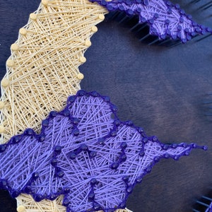 Purple Clouds Moon Handmade String Art Home Decor - Etsy