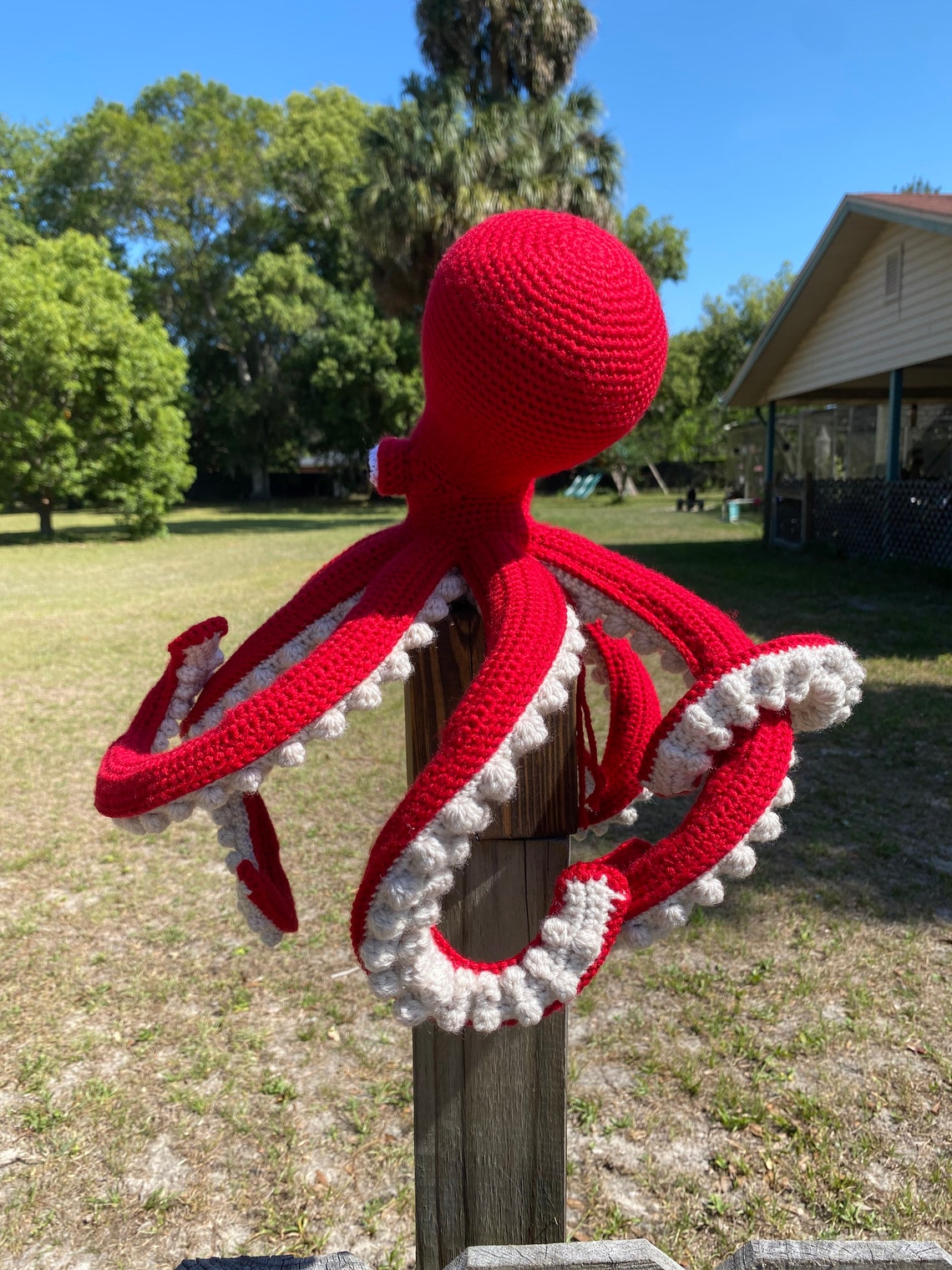 Multi Color Crochet Octopus With Tentacles Handmade Octopus - Etsy