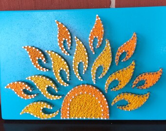 Sun String Art - Etsy