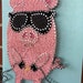Pig in Shades String Art - Etsy