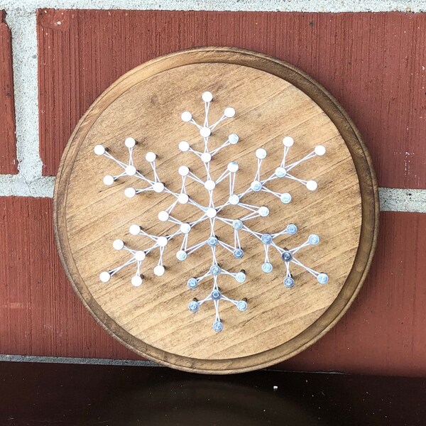 Snowflake String Art - Etsy