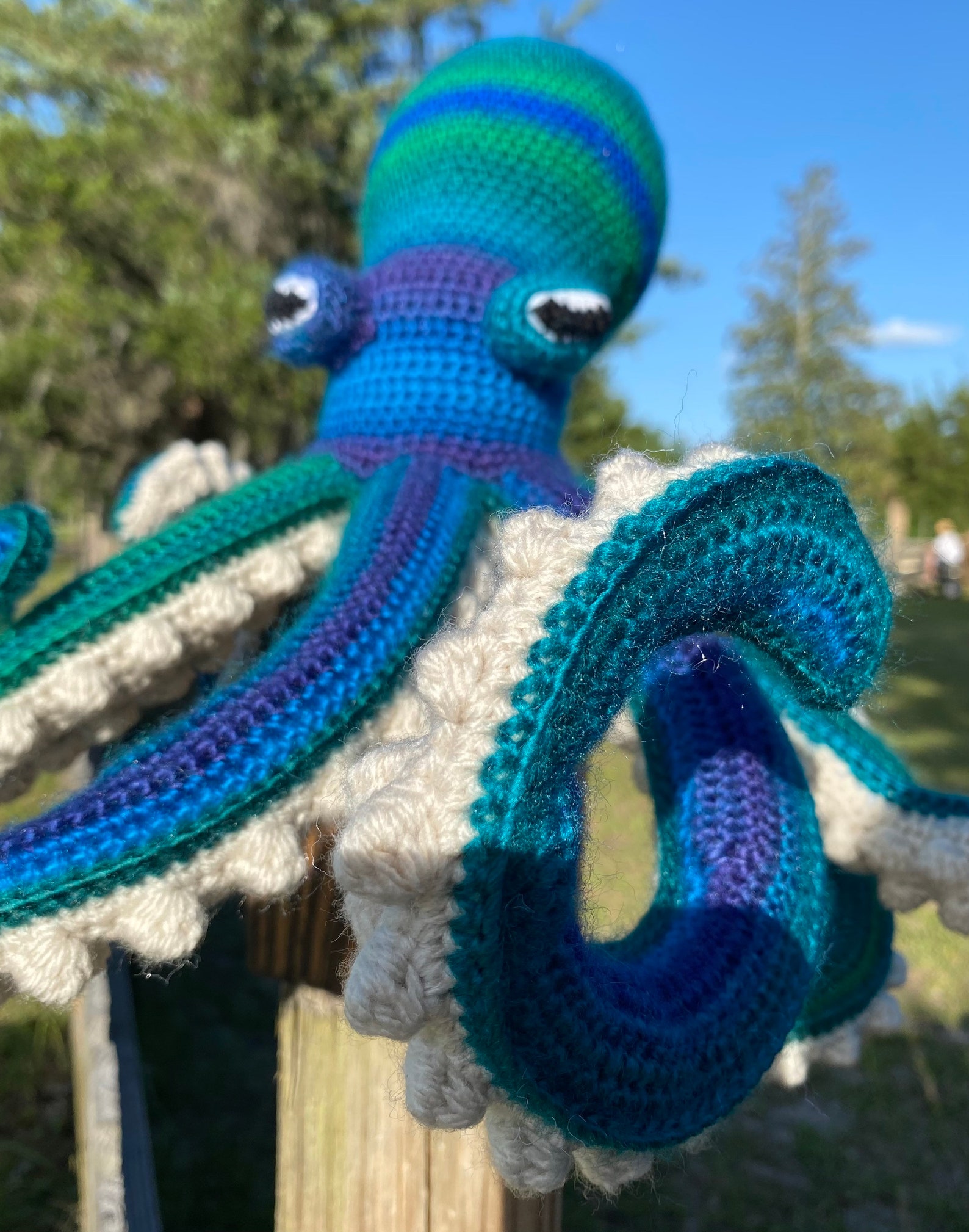 Multi Color Crochet Octopus With Tentacles Handmade Octopus - Etsy