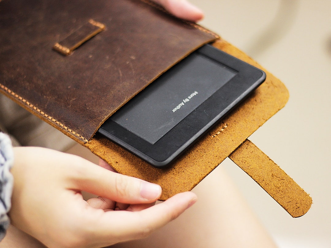 Minimalist Leather Kindle Slip Case - Kindle/paperwhite/oasis/voyage ...