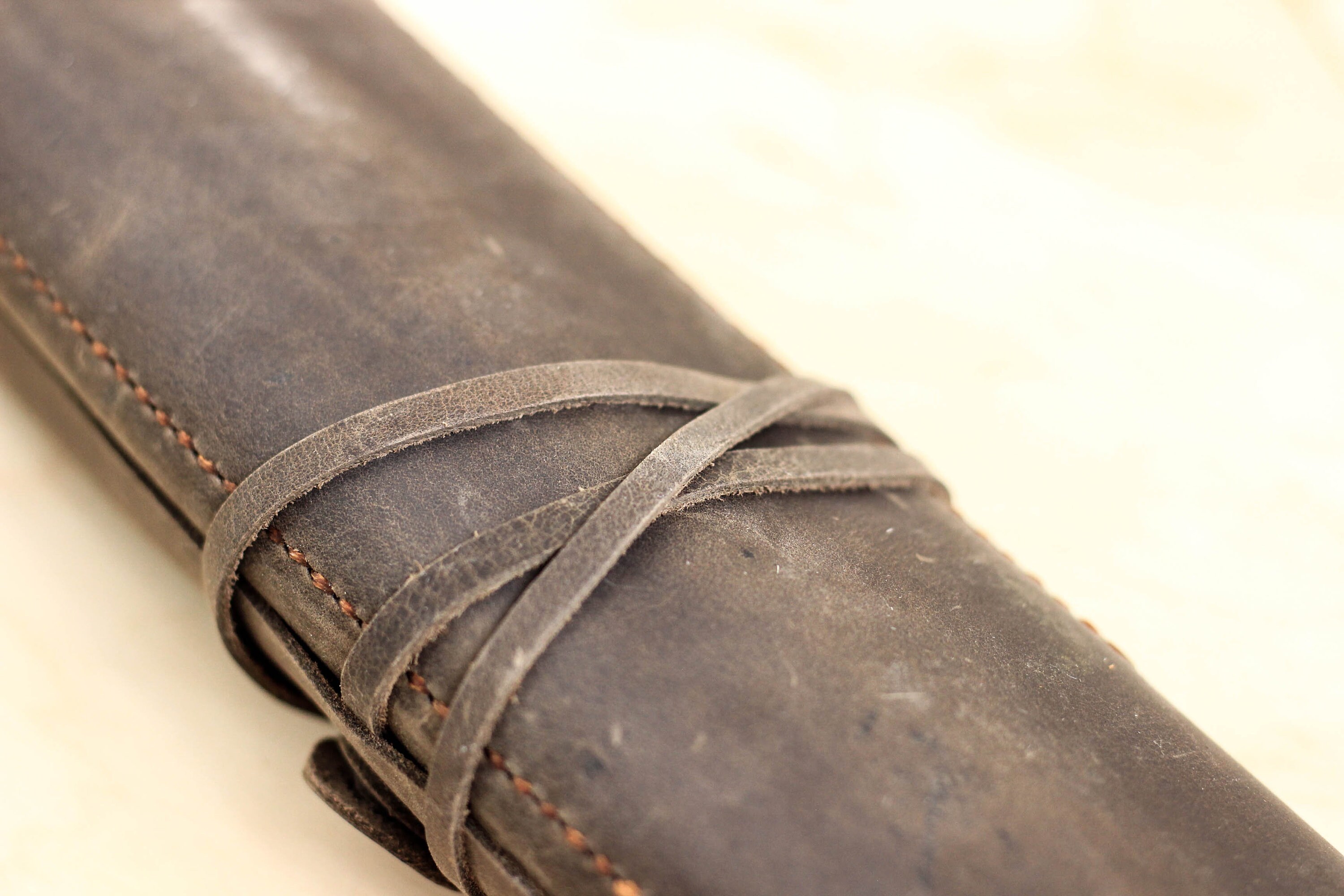 Leather Pens Roll Case Pencil Case Roll Art Accessories - Etsy