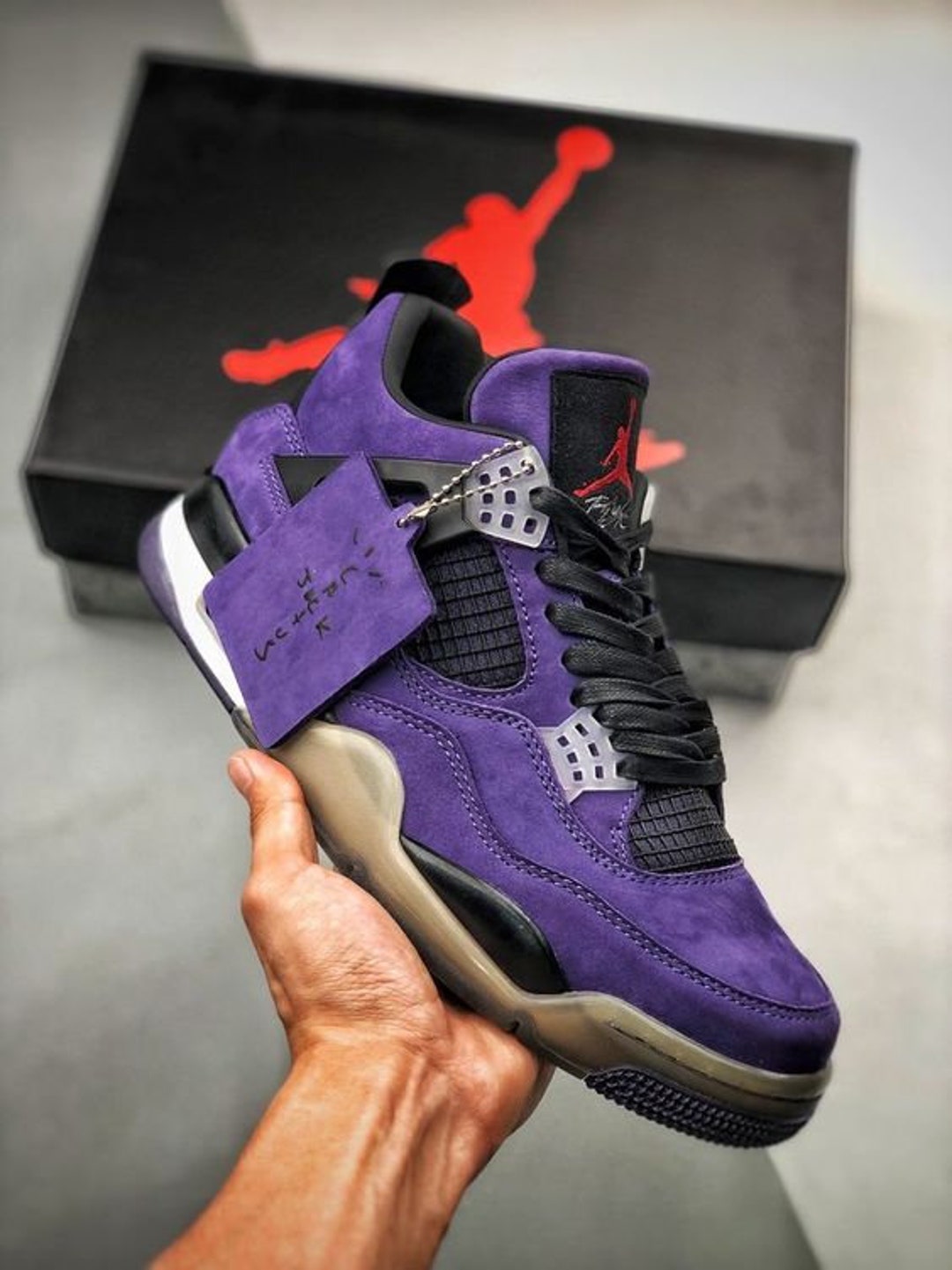 Jordan 4 Purple for Sale - Etsy