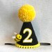 Bumble Bee Birthday Hat Bee Birthday Hat Bee Day Birthday - Etsy