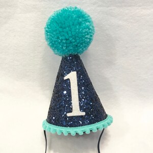 Under the Sea Birthday Hat, Ocean Theme Birthday Hat, Aqua Birthday Hat ...