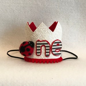 Ladybug Birthday Hat, Ladybug Birthday Crown, Ladybug Birthday Outfit ...
