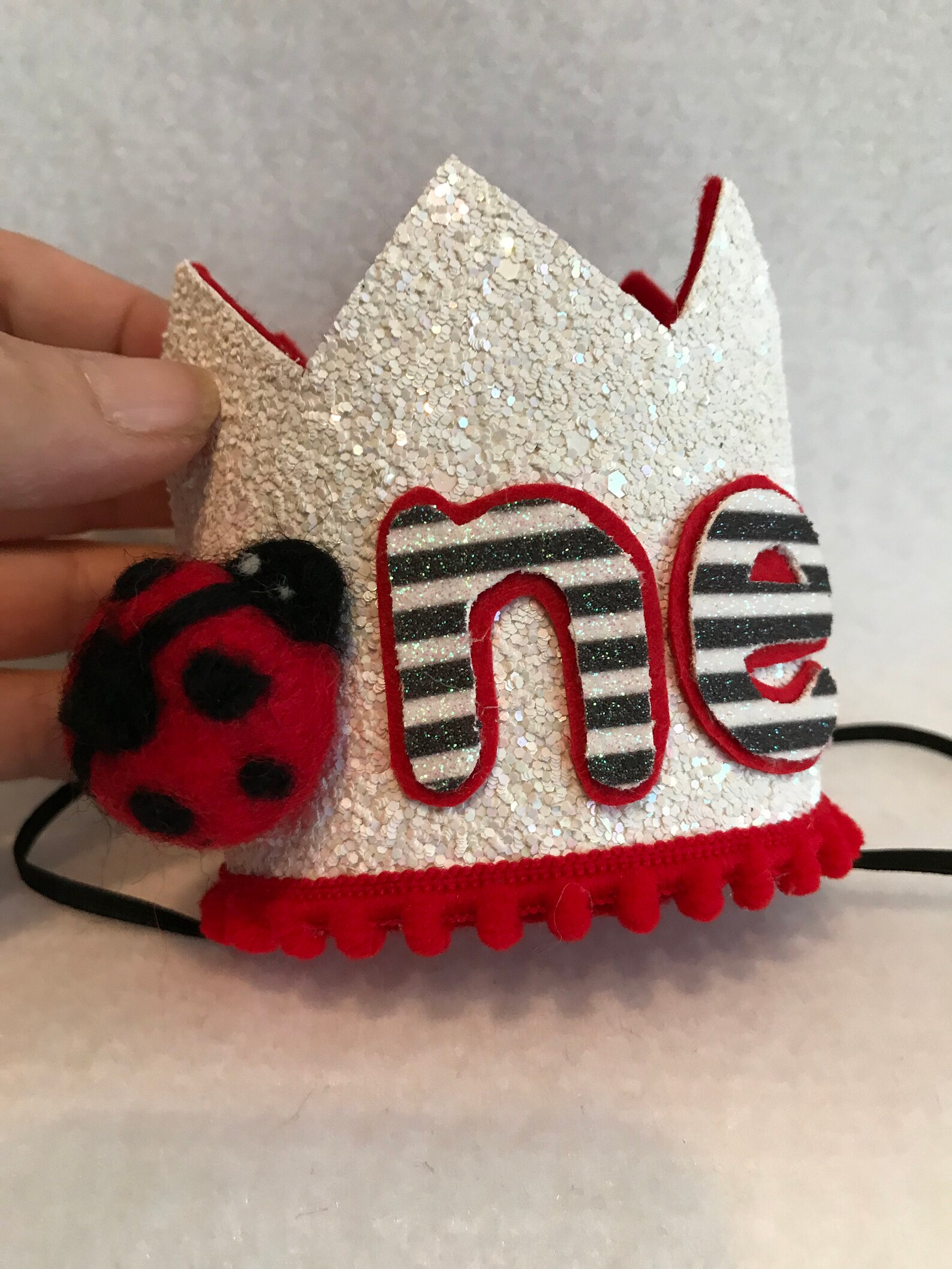 Ladybug Birthday Crown Ladybug Birthday Outfit Red White - Etsy