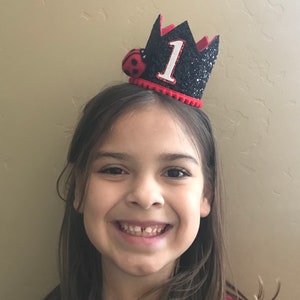 Ladybug Birthday Hat, Ladybug Birthday Crown, Ladybug Birthday Outfit ...