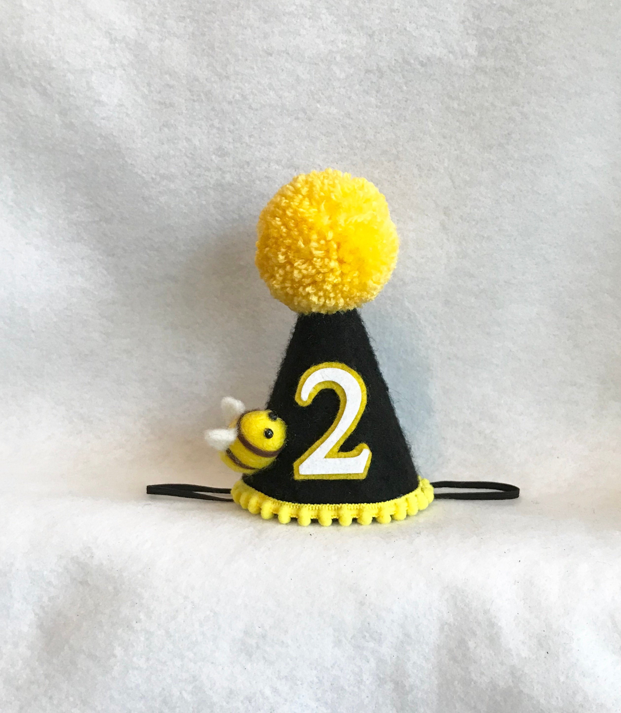 Bumble Bee Birthday Hat Bee Birthday Hat Bee Day Birthday - Etsy