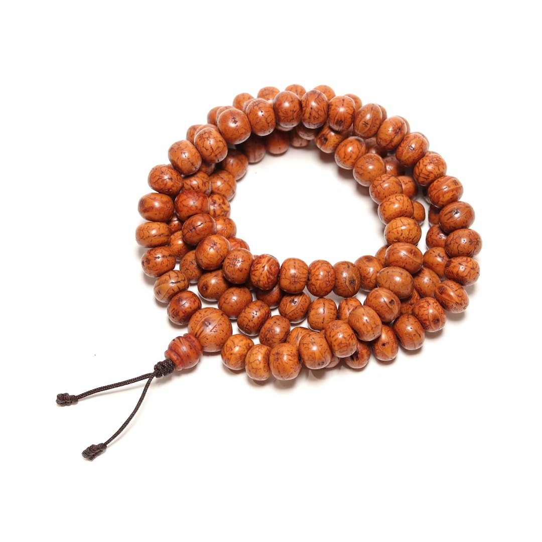 III MONK Mala III Mala 108 Bodhi Seed Beads Genuine Buddha Eye ...