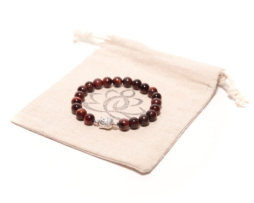 Nepalese Bracelet Natural Stone Red Tiger's Eye - Etsy