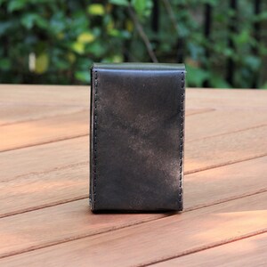 Antique Black Premium Leather Tarot Card Case. Handmade Premium Leather ...