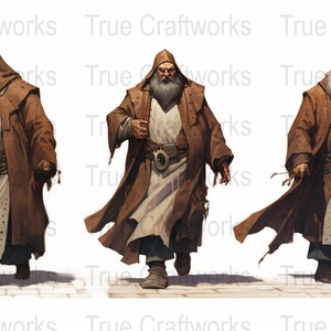 Cleric Character Art Digital Download Fantasy RPG Character - Etsy