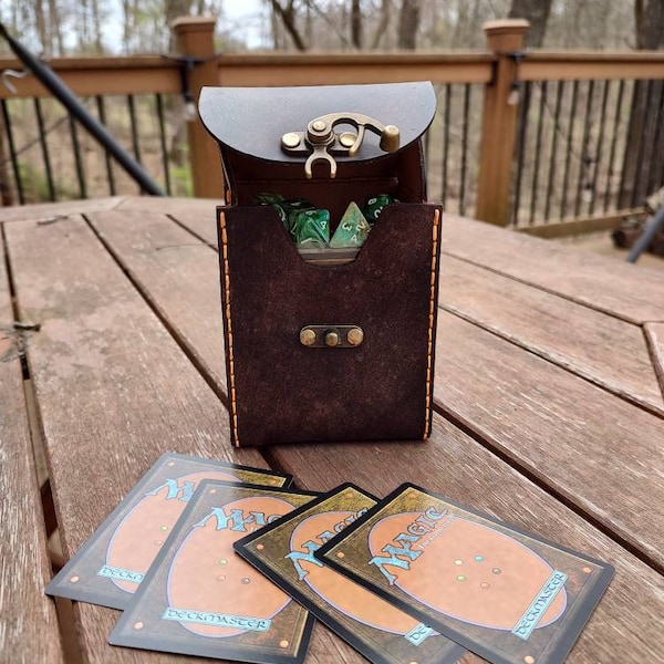 Mtg Deck Box Leather - Etsy