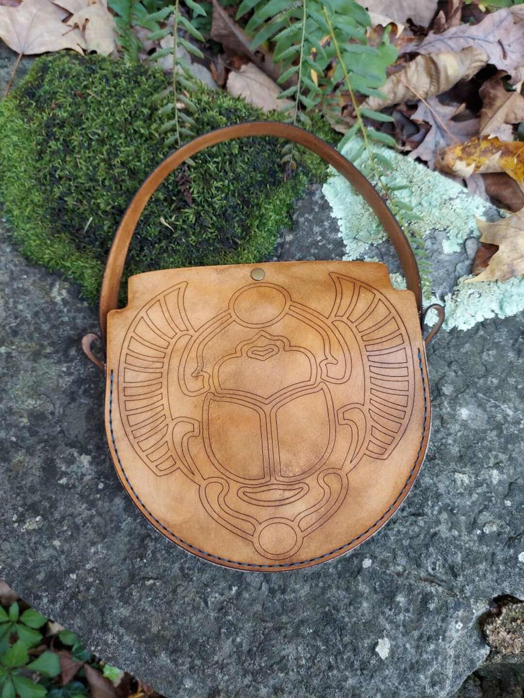 Ancient Egypt Premium Leather Canteen Style Hand Bag. Hand Made ...