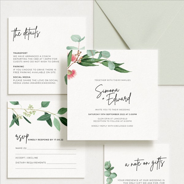 Native Wedding Invitations - Etsy