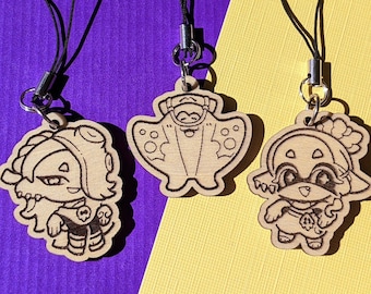 Splatoon 3 Deep Cut Ikagotchi Charms 2.5 - Etsy