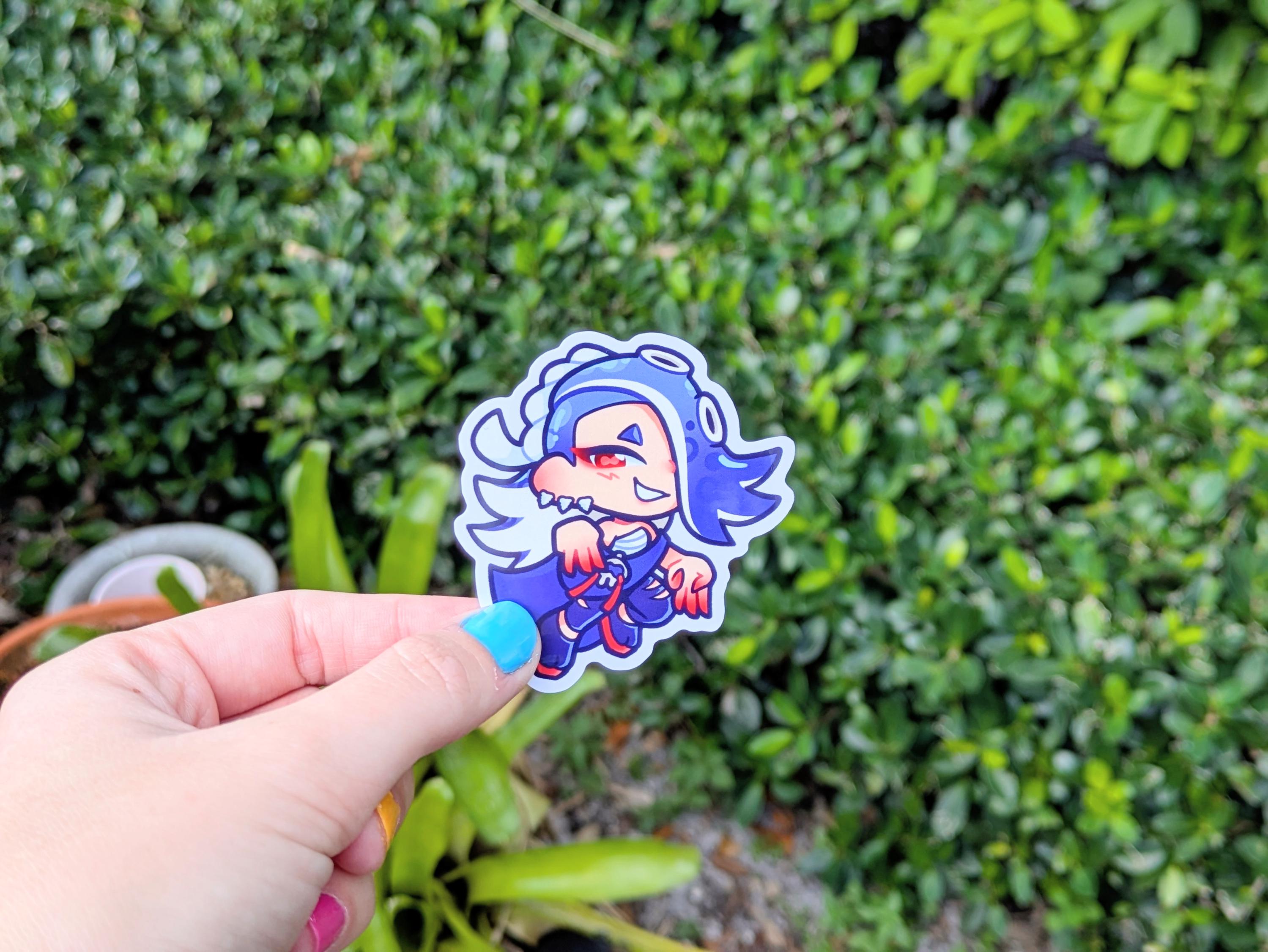 SPLATOON Callie Marie Pearl Marina Shiver Frye Vinyl Stickers ...