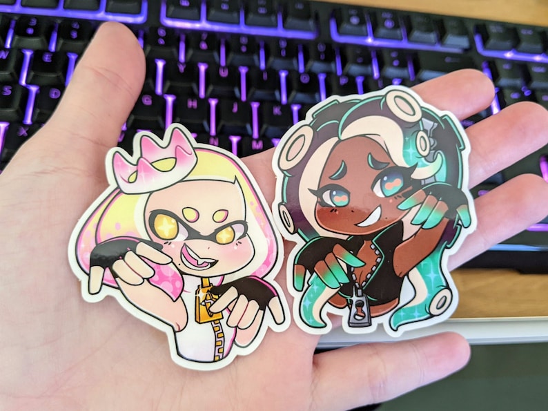 SPLATOON Squid Sisters off the Hook Callie Marie Pearl Marina - Etsy