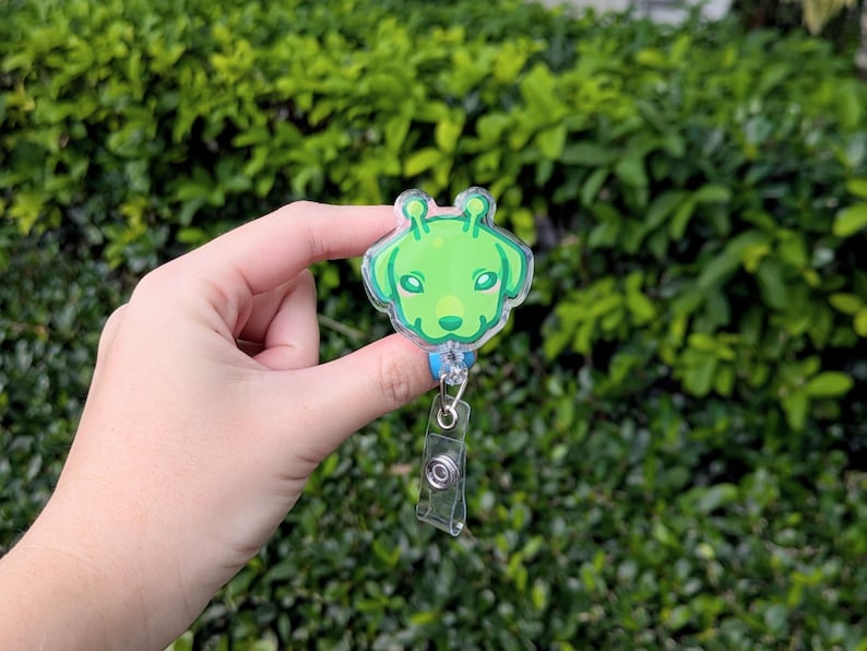 ALIEN Bingus Jotchua Gleeby Acrylic ID Badge Reels | Cute Character ...