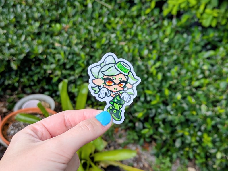 SPLATOON Callie Marie Pearl Marina Shiver Frye Vinyl Stickers ...