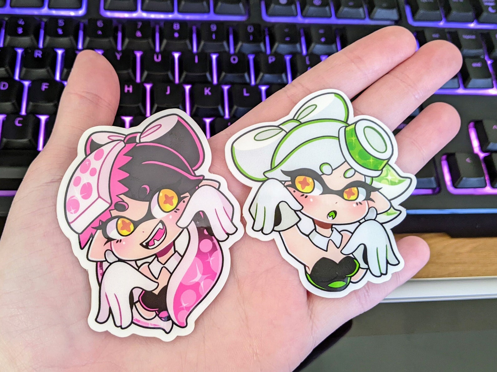 SPLATOON Squid Sisters off the Hook Callie Marie Pearl Marina - Etsy