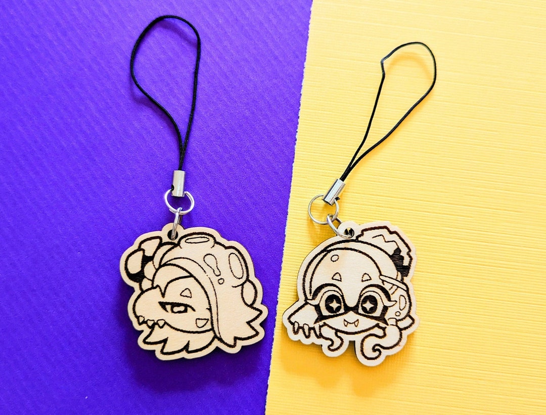SPLATOON 3 Deep Cut Shiver Frye Splatlands Idol Head Charms | Wood Cut ...
