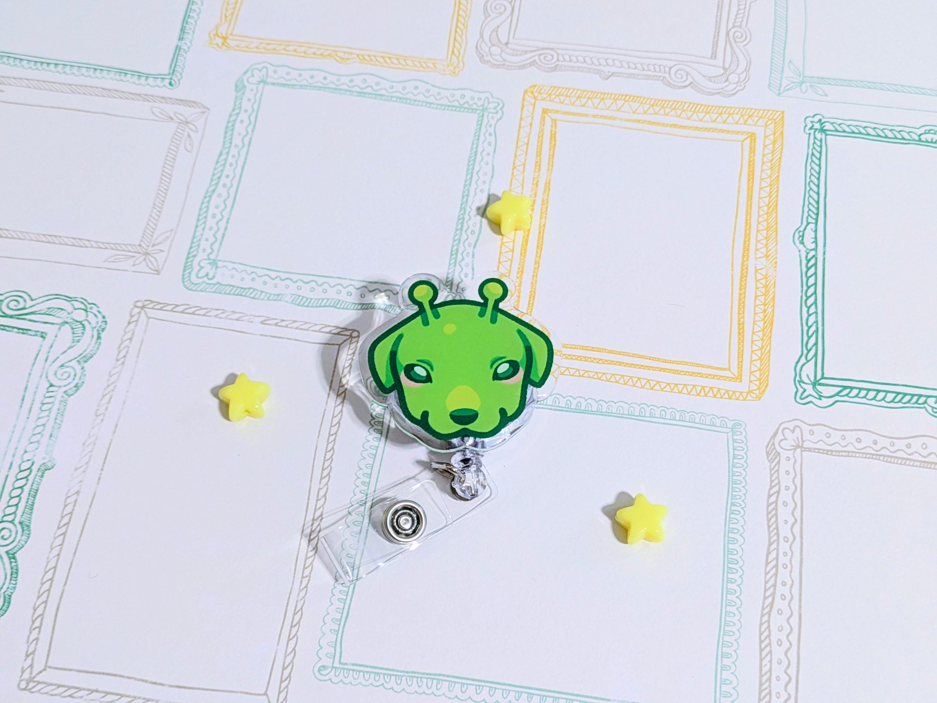 ALIEN Bingus Jotchua Gleeby Acrylic ID Badge Reels | Cute Character ...