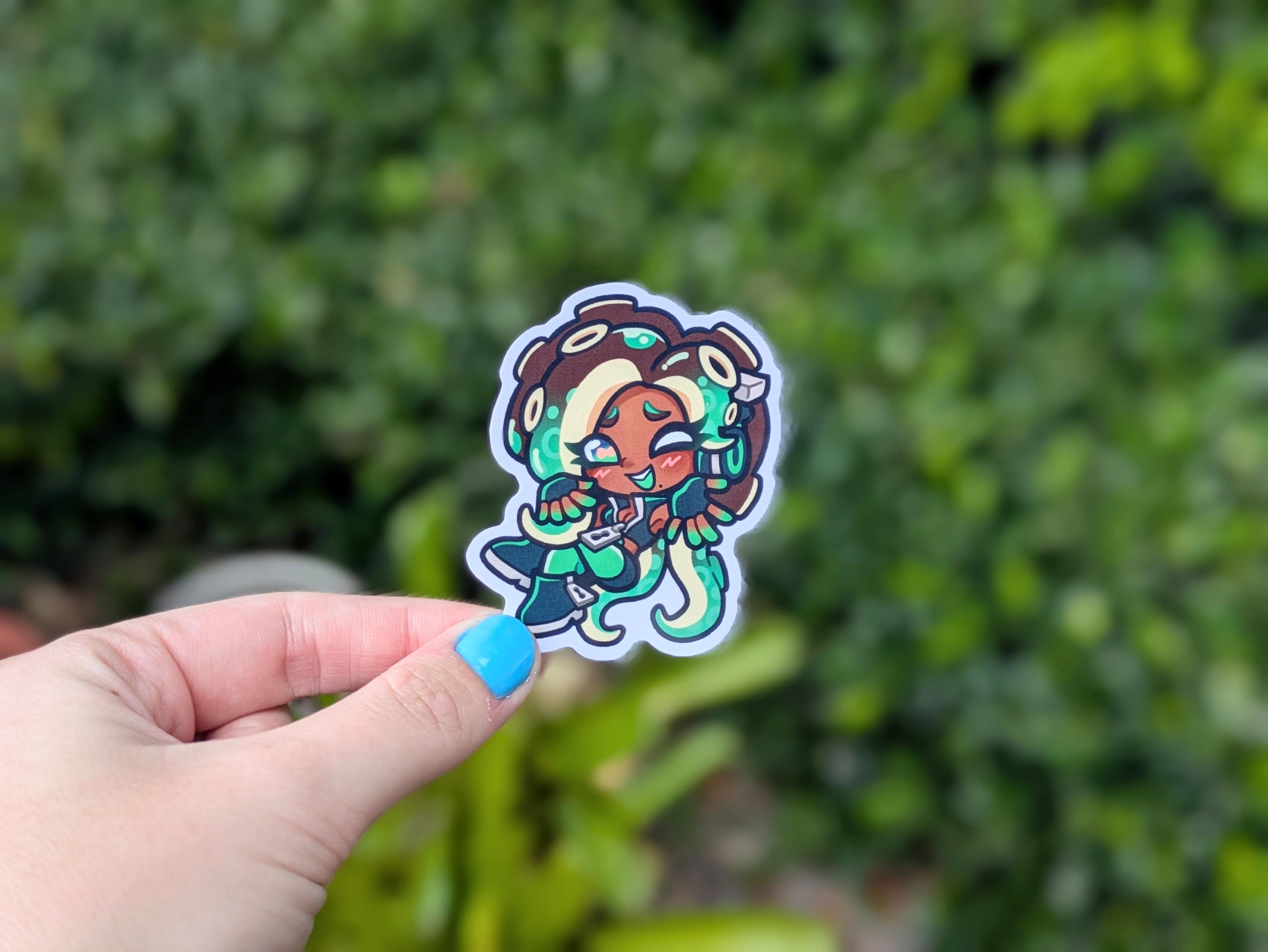 SPLATOON Callie Marie Pearl Marina Shiver Frye Vinyl Stickers ...