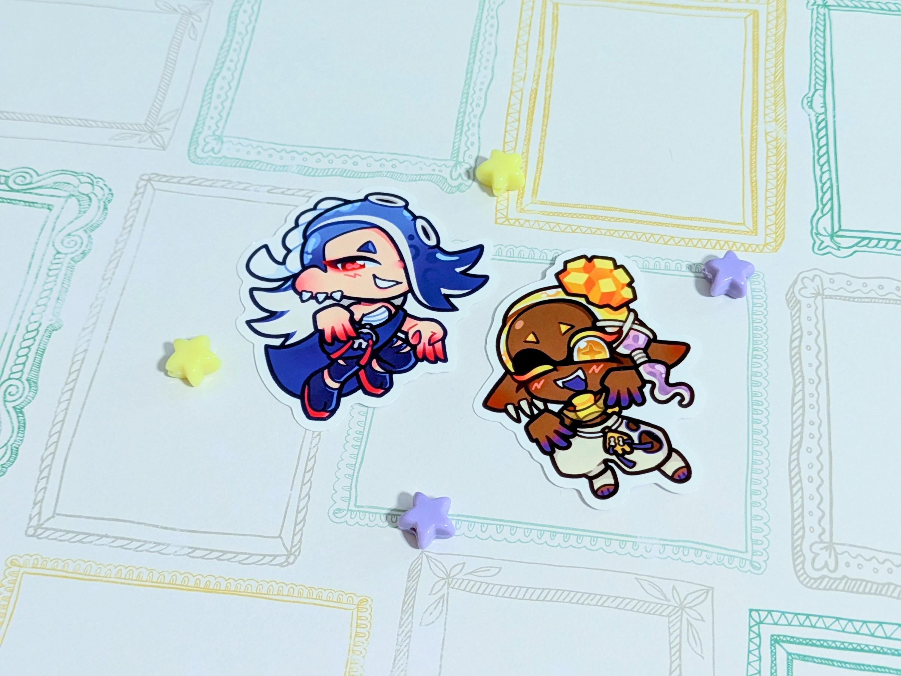 SPLATOON Callie Marie Pearl Marina Shiver Frye Vinyl Stickers ...