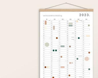 Jahresplaner 2023 poster - Etsy Nederland