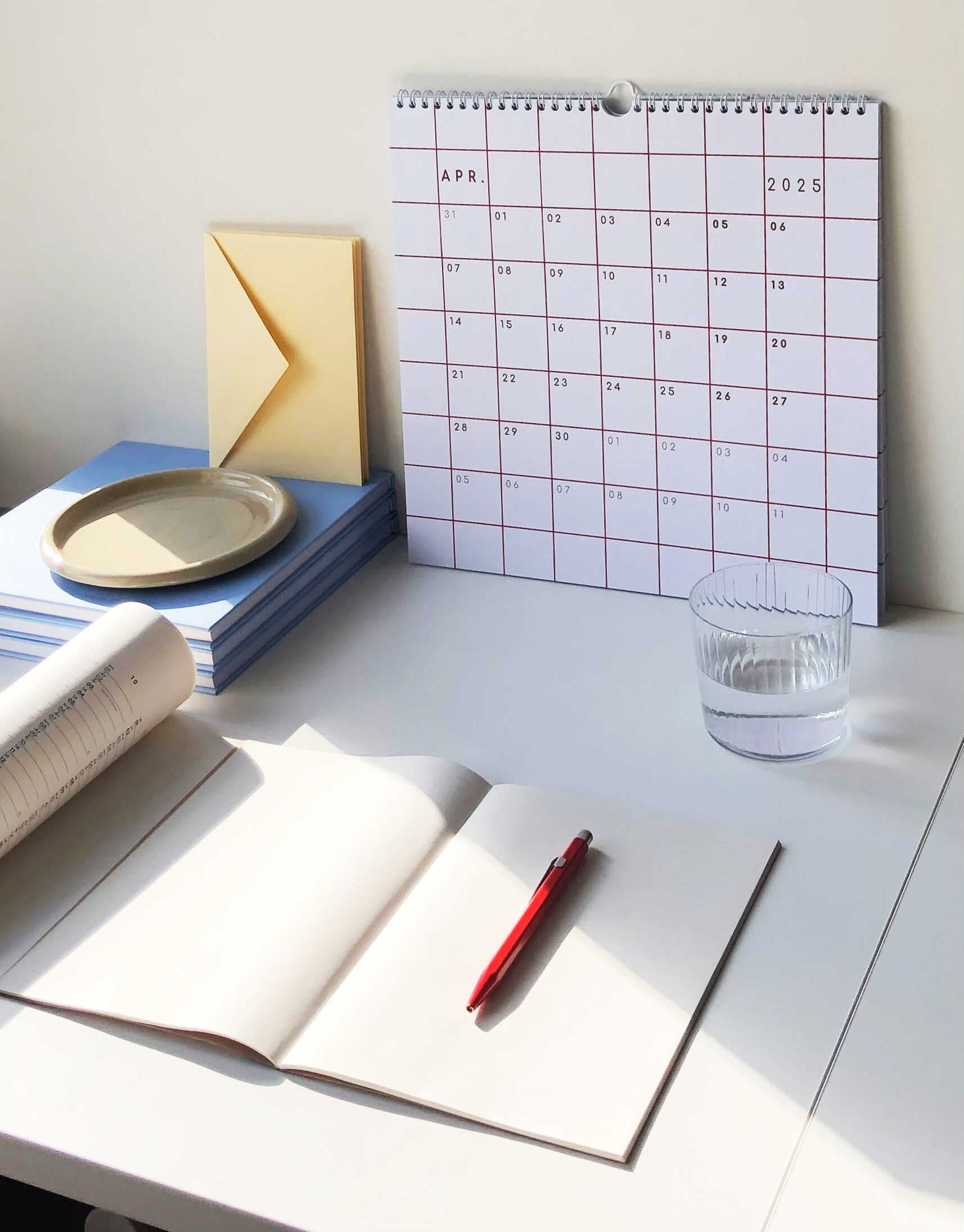 Large Checkered Calendar 2026, Square, Monthly Calendar, Wall Calendar ...