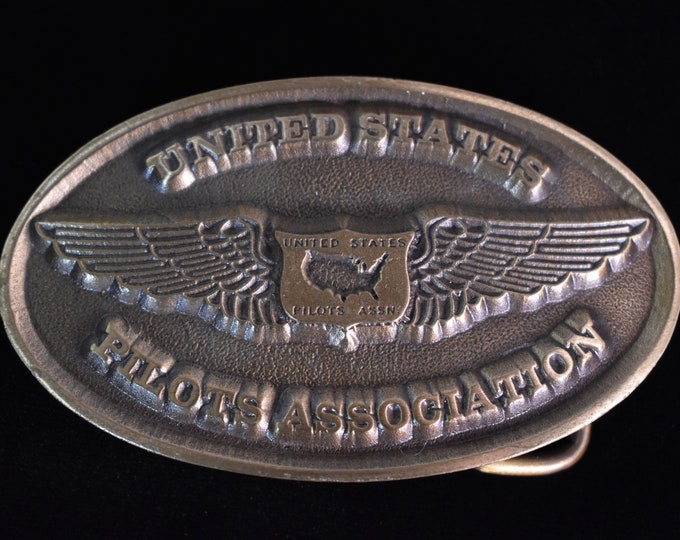 United States Pilots Association Vintage Limited Edition Belt Buckle ...