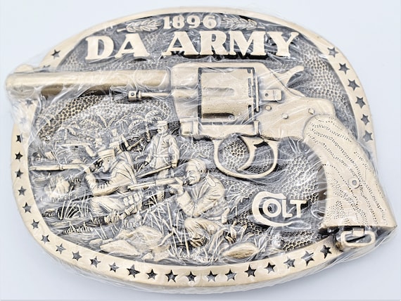 DA Army Colt 1896 Revolver Pistol Award Design Medals… - Gem