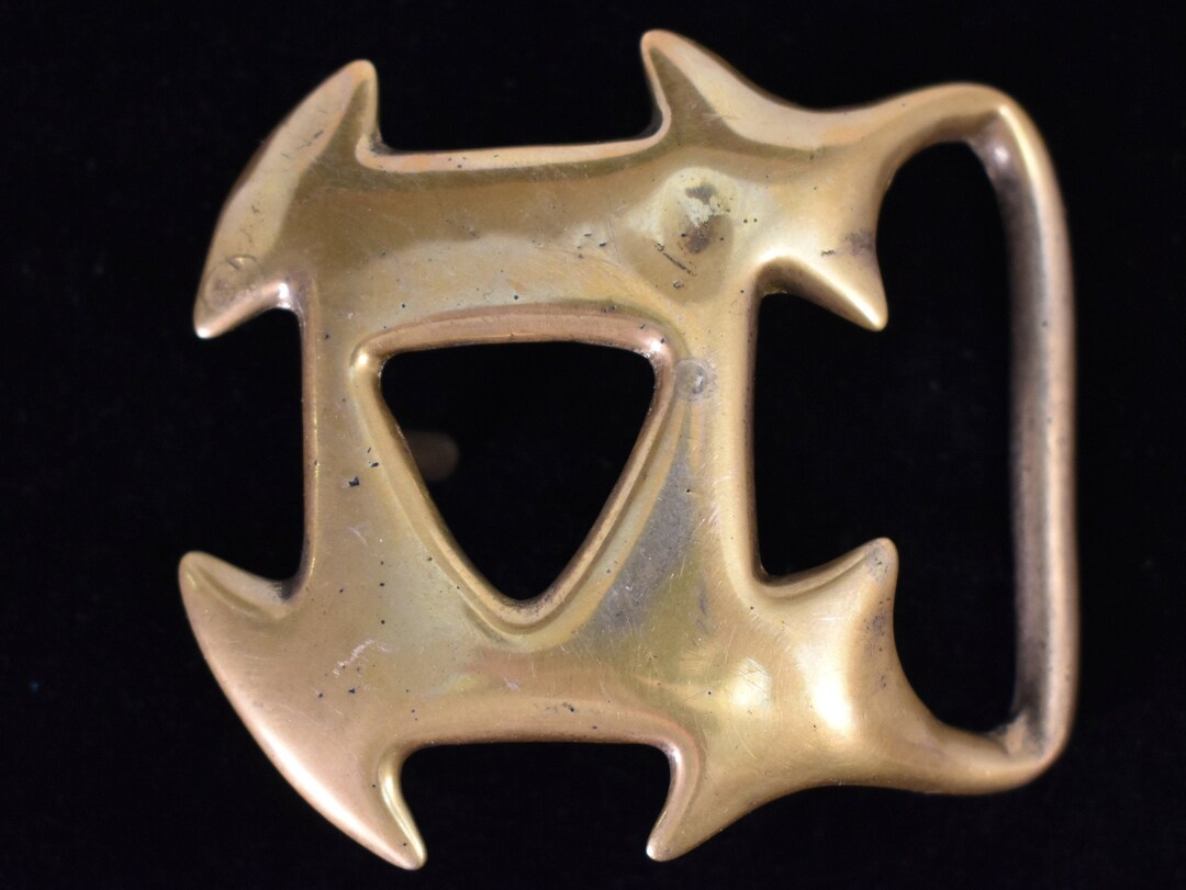 1970 Duncan Laurie Solid Brass Vintage Belt Buckle - Etsy