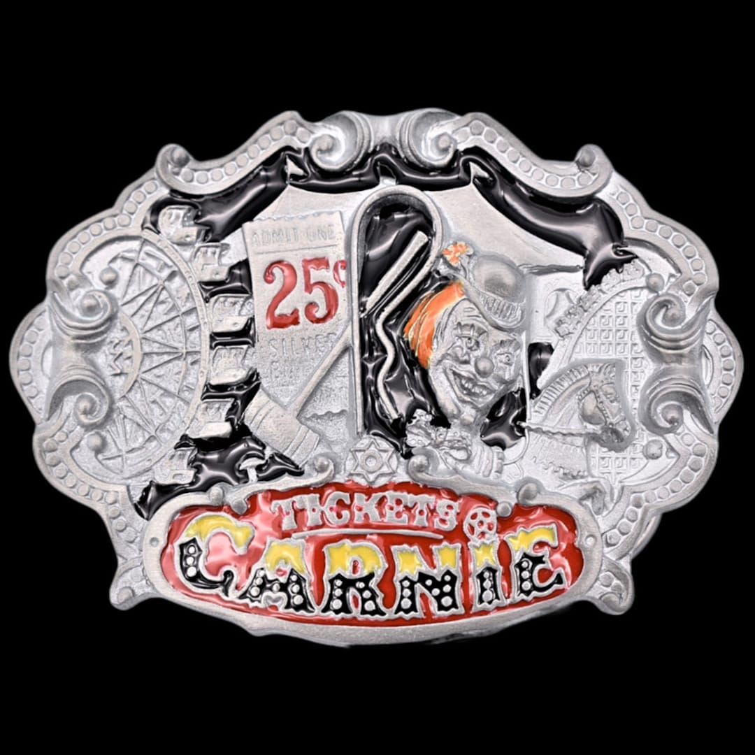 Carnie Clown Fair Ferris Wheel Ticket Booth Belt Buckle - Etsy