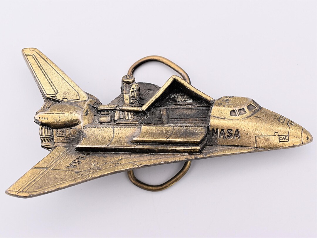 NASA Space Shuttle 1980s Vintage Belt Buckle - Etsy