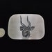 Impala Brushed Nickel Etched Vintage Belt Buckle-mains Favre - Etsy
