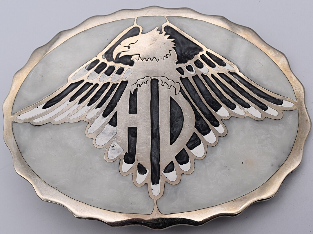 Harley Davidson Motorcycle Handmade Pearly Inlay Eagle Crest - Etsy