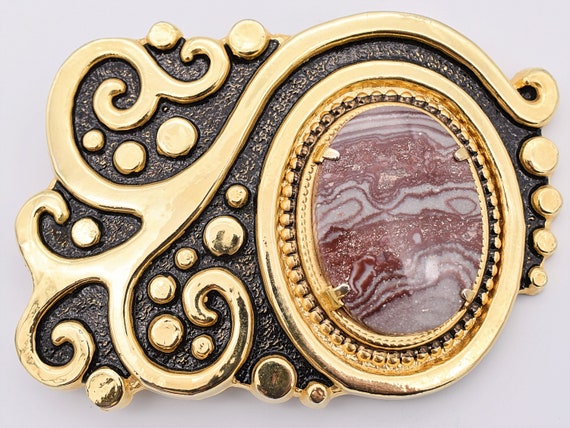 stone cab belt buckle - Gem stone cab belt buckle - Gem
