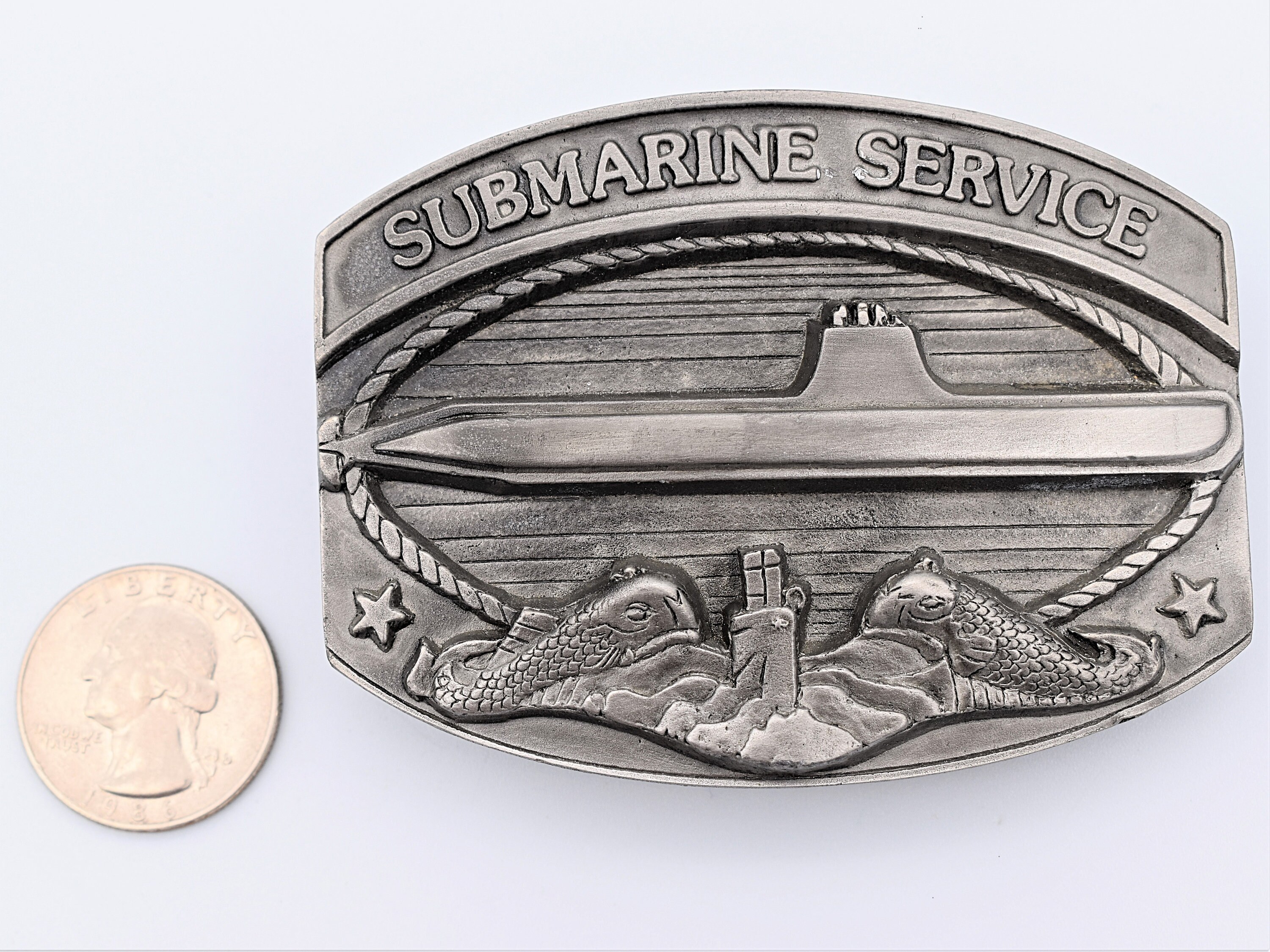 US Navy Submarine Service Naval Crest Emblem Badge Vintage - Etsy