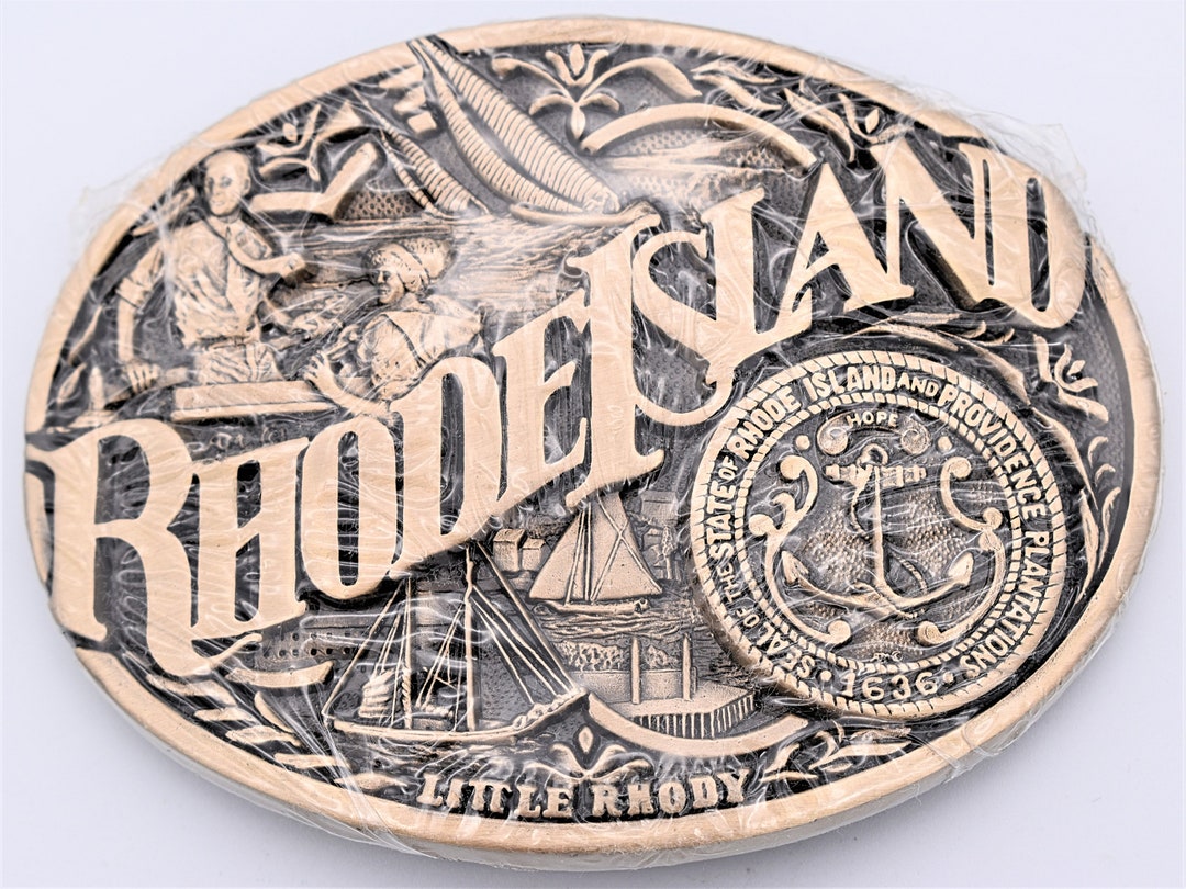 Rhode Island State Seal Solid Brass Award Design First Edition 80s ...