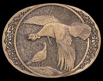 Roadrunner Solid Brass Vintage Belt Buckle | Award Design Medals - Etsy