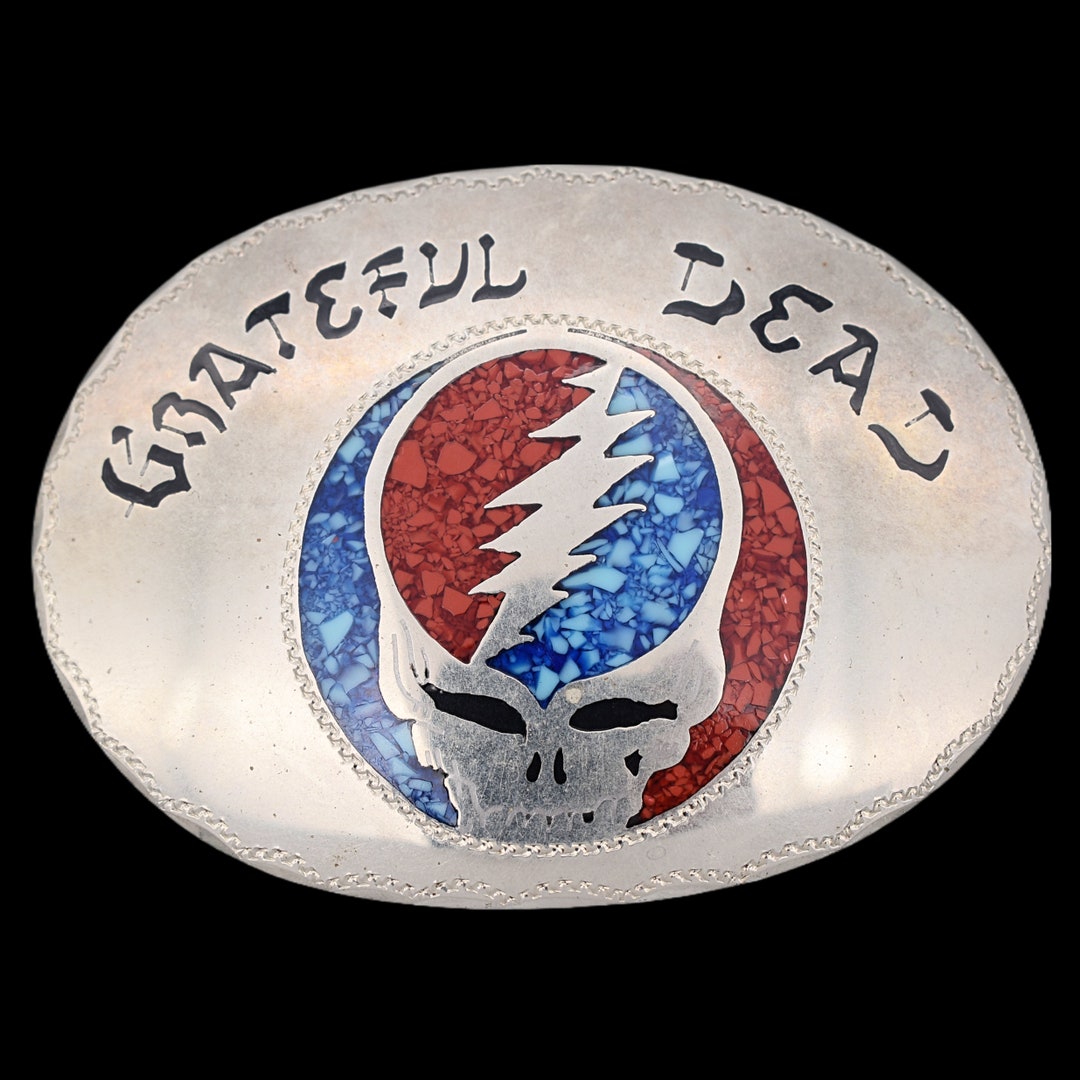 Grateful Dead Stealie Steal Your Face Vintage Belt Buckle - Etsy