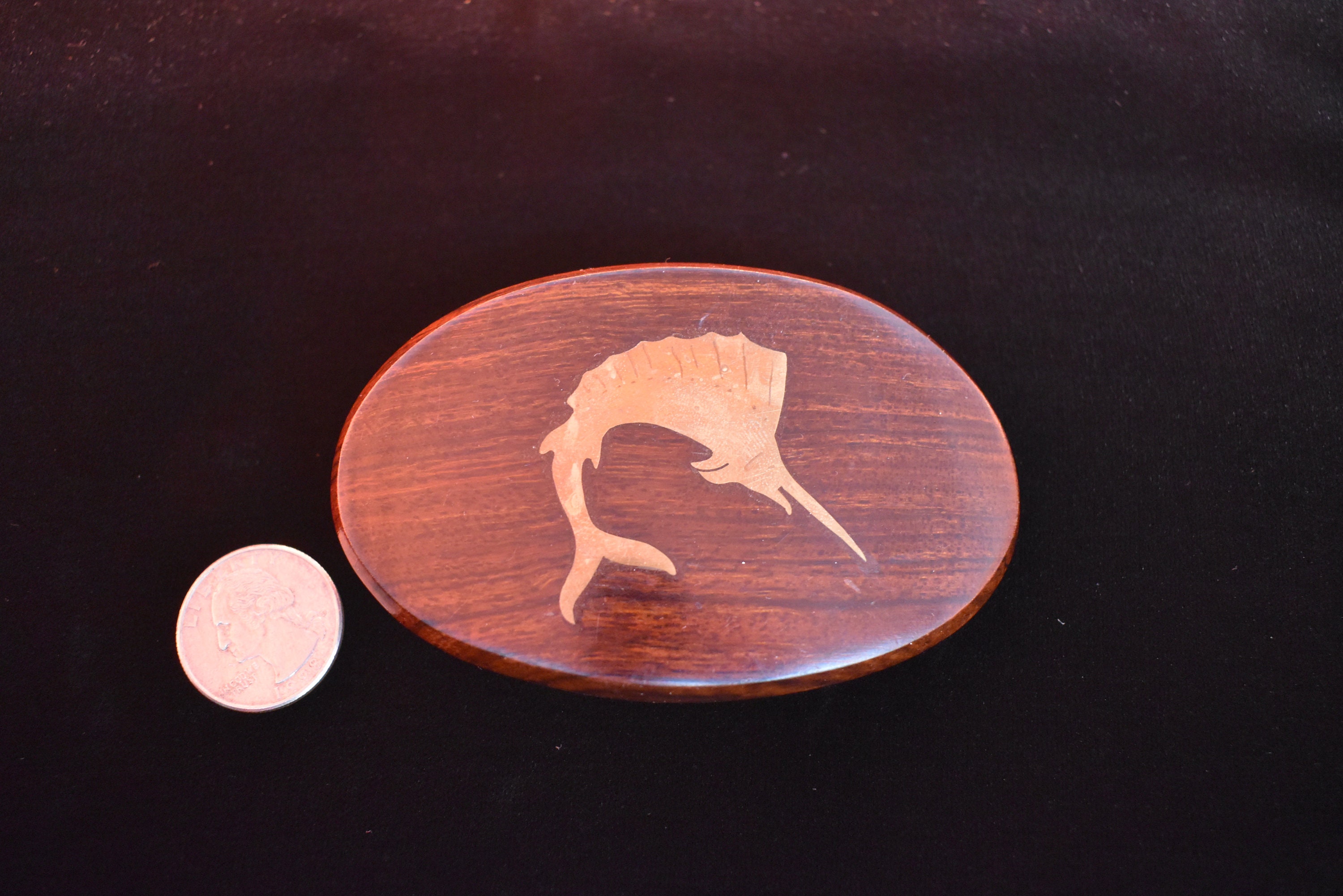 Marlin Sailfish Brass Centerpiece Wood Belt Buckle Mexico - Etsy