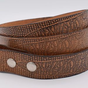 Vintage Genuine Leather Handmade Flint Arrowhead Southwestern Belt ...