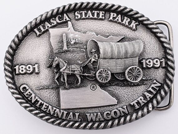 Itasca State Park Minnesota Wagon Train Vintage Belt … - Gem